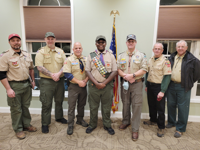 Chad Amir Gibbs Earns the Rank of Eagle Scout - Hudson Valley Press