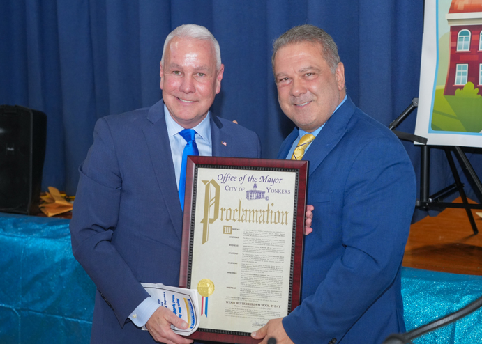 Mayor Spano’s School Spotlight Award Presented - Hudson Valley Press